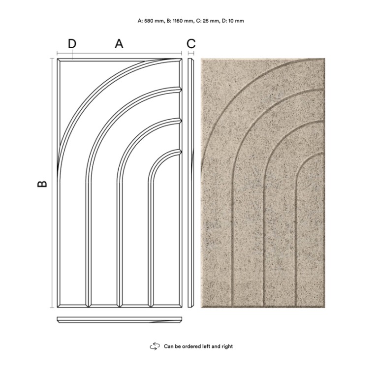 Panel Curve - Acoustics Label